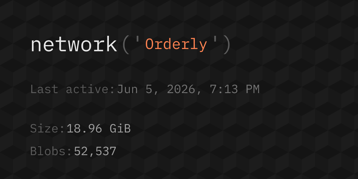Network Orderly - Celenium
