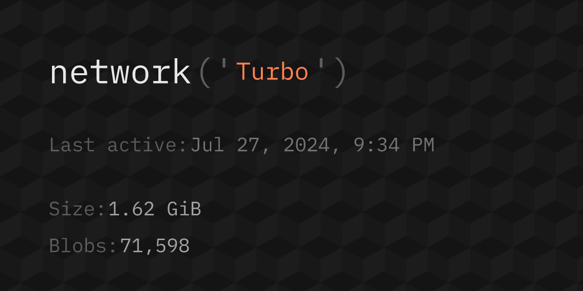 Rollup Turbo - Celestia Explorer