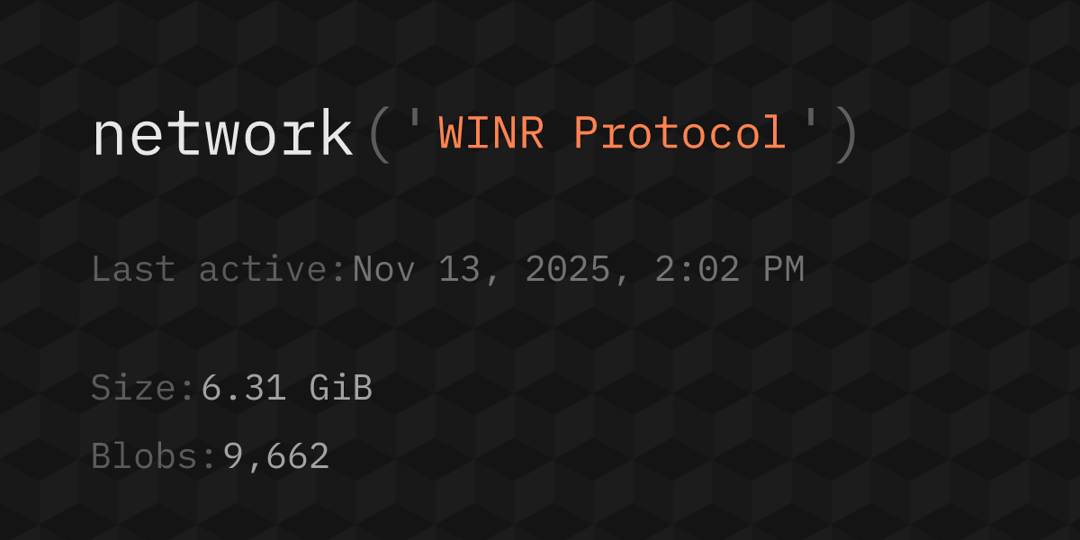 Rollup WINR Protocol - Celenium